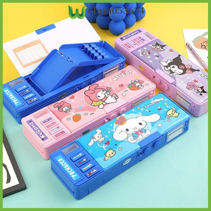 CHUN053634 Password Lock Pencil Case Pochacco/Kuromi/Cinnamoroll/Melody ...