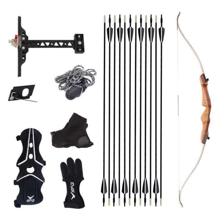 Recurve Recurve 28lb Wooden And Arrow With Recurve Arrows Arrow Set ...