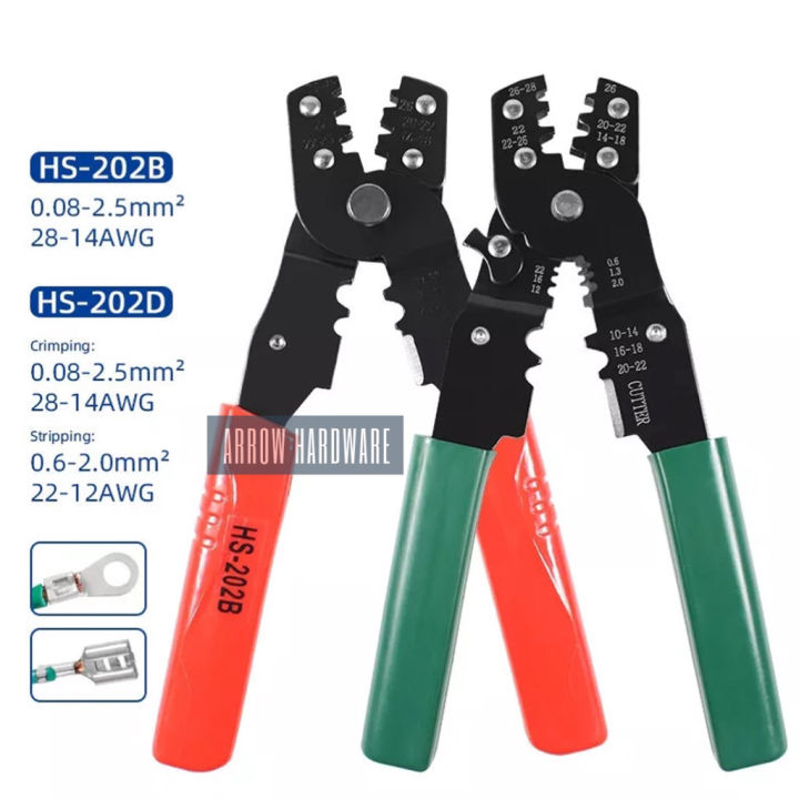 4 in 1 Multi functional HS-202B HS-202D Terminal Crimping Tool Terminal ...
