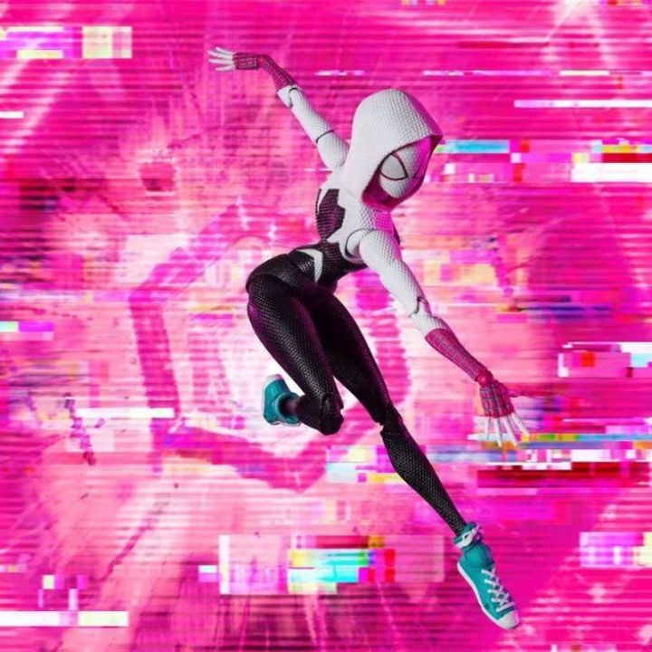 Toystoreshop Spider-Man Across the Spiderverse Figure SHF Spider-Gwen ...