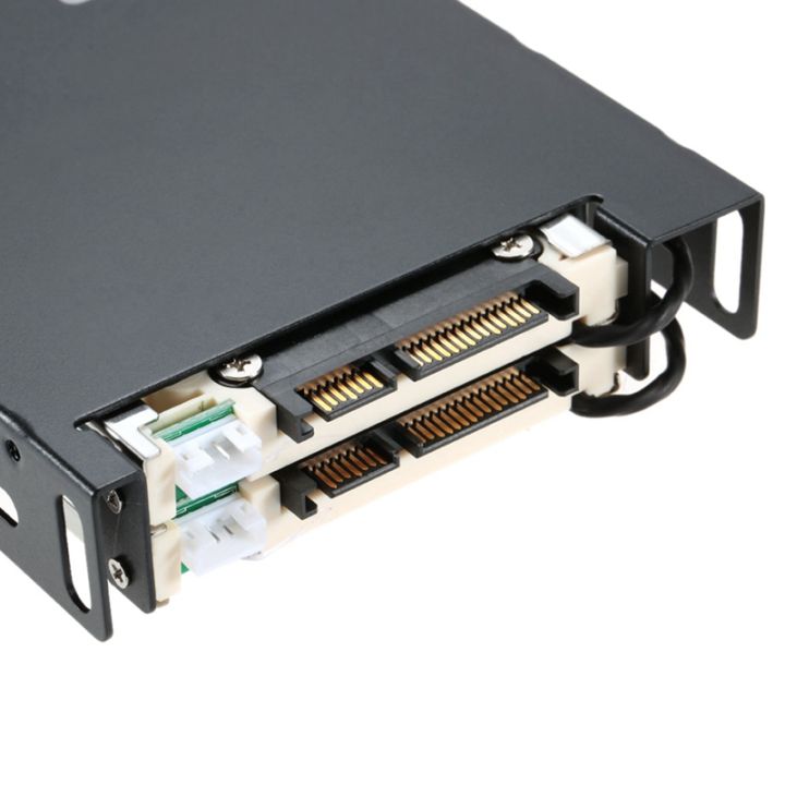 Dual Bay 2.5 Inch SATA III Hard Drive HDD and SSD Tray Internal Mobile ...