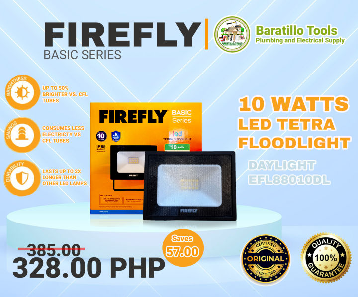 FIREFLY WEATHERPROOF TERRA FLOODLIGHT 10W, 20W, 30W, 50W & 100W | Lazada PH
