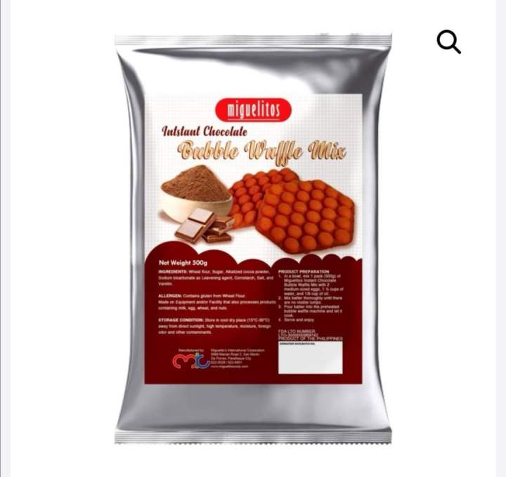 CHOCOCOLATE BUBBLE WAFFLE MIX 500G | Lazada PH