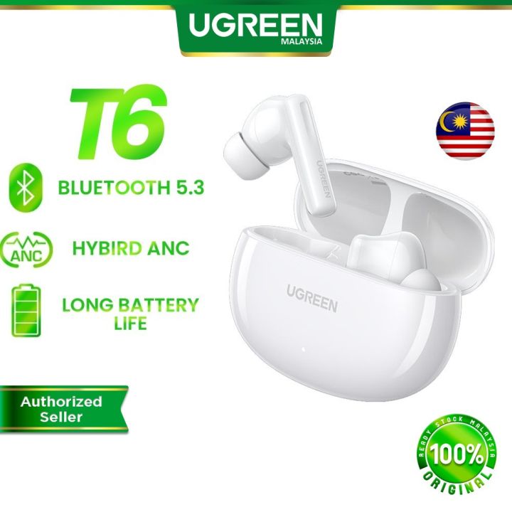 UGREEN HiTune T6 ANC TWS Wireless Earbuds Active Noise Cancellation ...