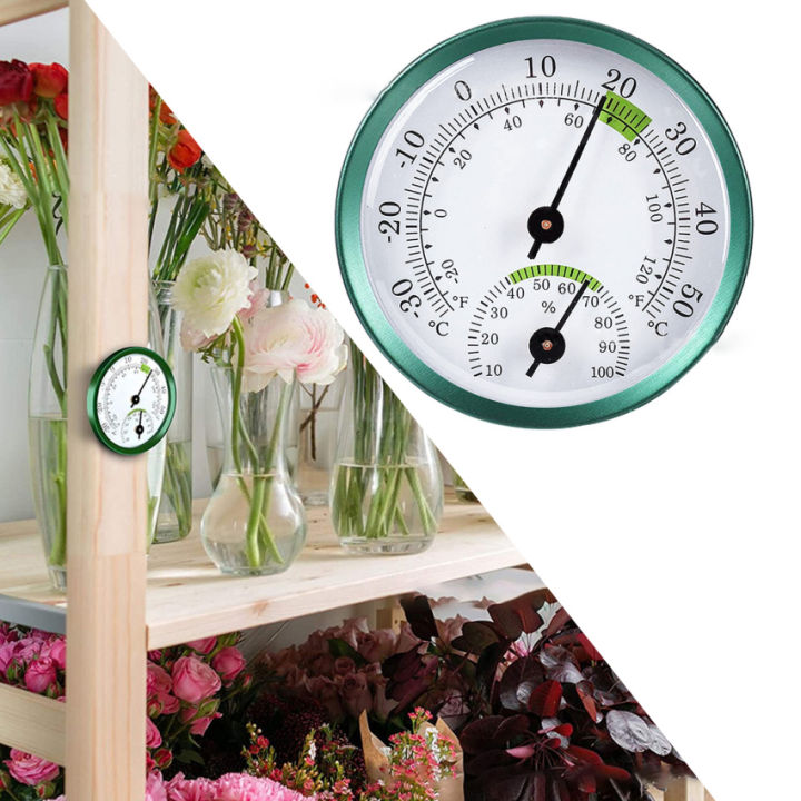 【Ready Stock】2 In1 Stainless Steel Therm-ometer Hygrometer Auto Measure ...