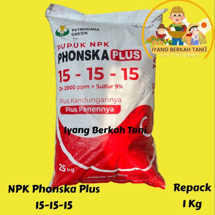npk phonska plus 15-15-15 repack 1kg | Lazada Indonesia