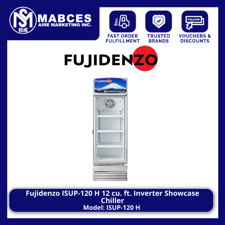 Fujidenzo ISUP-120 H 12 cu. ft. Inverter Showcase Chiller | Lazada PH