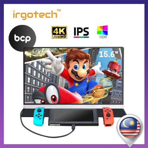 BCP [ Local Ready Stocks ] IRGOTECH Portable Gaming Monitor 4K IPS ...