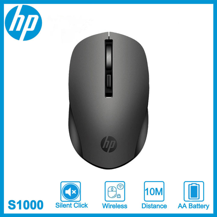 HP S1000 / S4000 PLUS Wireless Silent Mouse Optical Portable Mini Mute ...