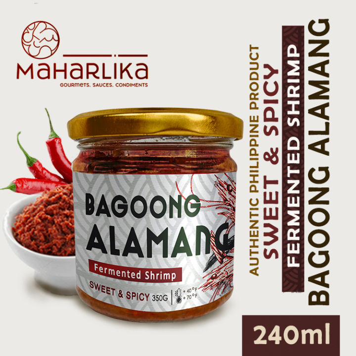 Bagoong Alamang SWEET & SPICY 350g by MAHARLIKA | Lazada PH