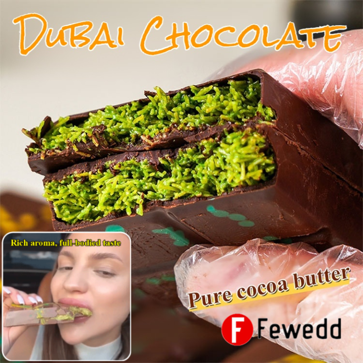 Dubai chocolate Middle East Dessert Chocolate Pistachio Thousand Silk ...