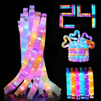 STNDRD LED Pop Tubes Light Up Stress Relief Sensory Toy Glow in The ...