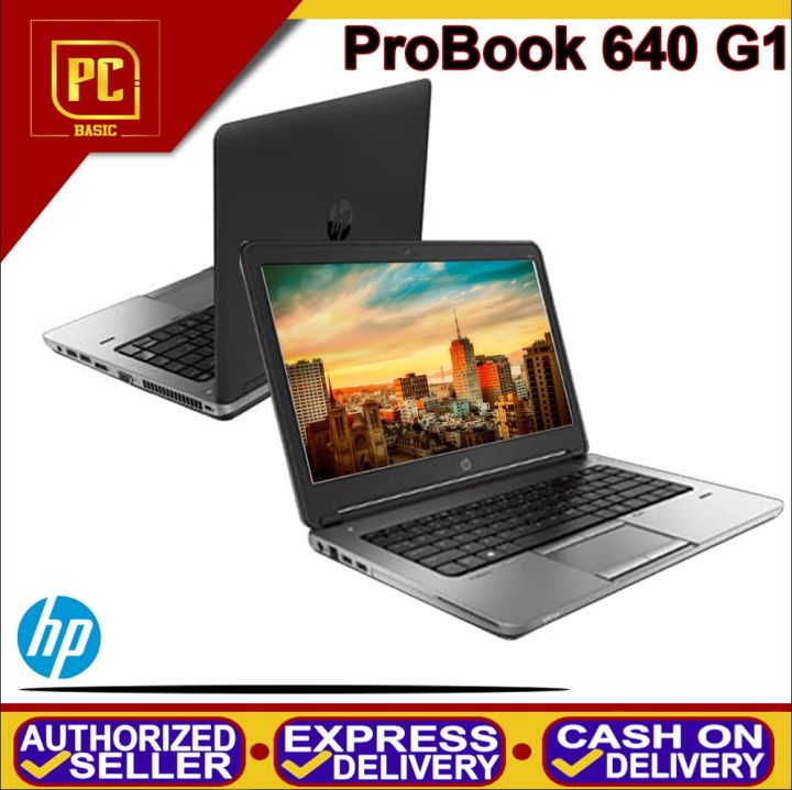 Laptop HP Probook 640 G1 Intel Core i5 4th Gen, 8GB Ram, 480GB SSD, Good for Business, Office ...