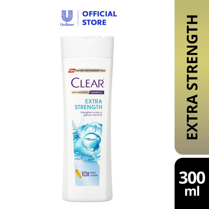 Clear Unisex Extra Strength Anti-Dandruff Shampoo 300ml | Lazada