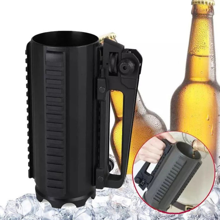 【User-friendly】 0.5l Tactical Mug Aluminum Alloy Detachable Carrying ...