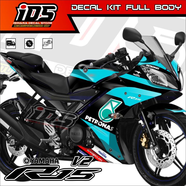Decal R15 V2 Full Body Stiker R15 V2 Full Body Dekal R15 V2 Petronas ...