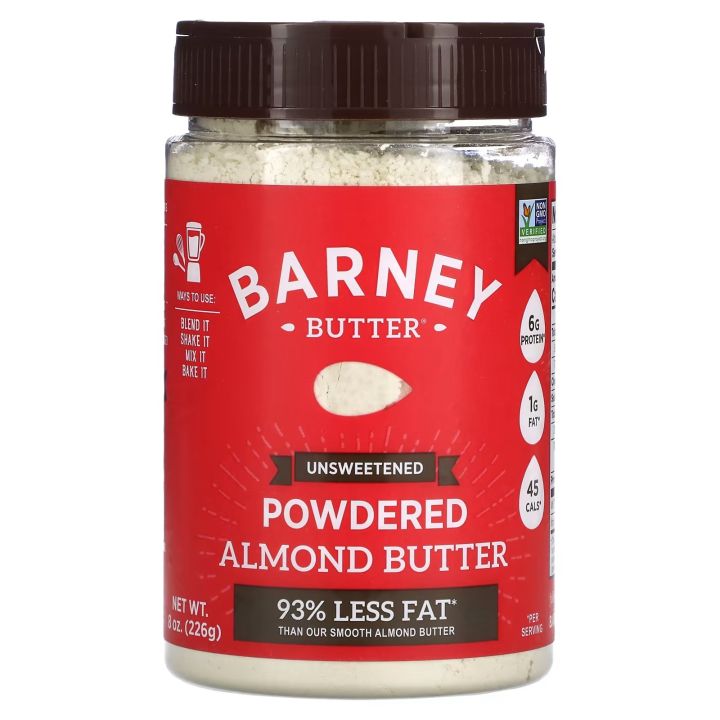 [PRE-ORDER] POWDERED ALMOND BUTTER UNSWEETENED 226G BY BARNEY BUTTER ...