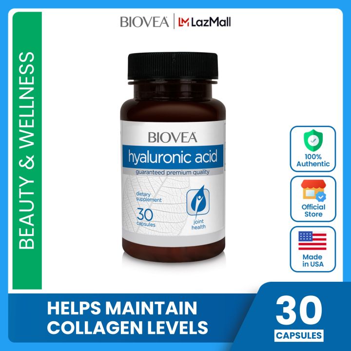 Biovea Hyaluronic Acid (40mg) - 30 Capsules | Lazada PH