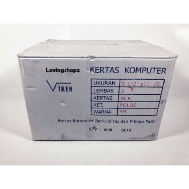 Kertas Continuos Form Bagi 4- Rangkap 2-Kertas Wartel Rangkap 2 ...