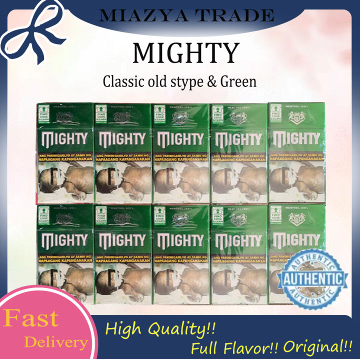 Mighty Green Menthol Flag Original Classic stype Full flavor Per Ream ...