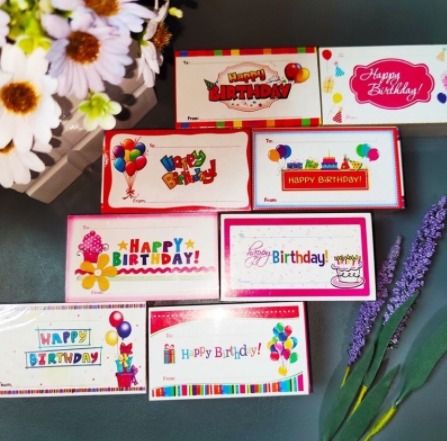 100pc gift card / greeting card random design | Lazada PH