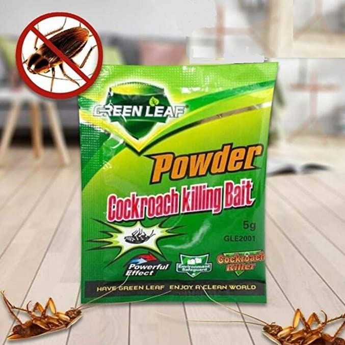 PROMO Original Effective Green Leaf Powder Cockroach Killing Bait ...