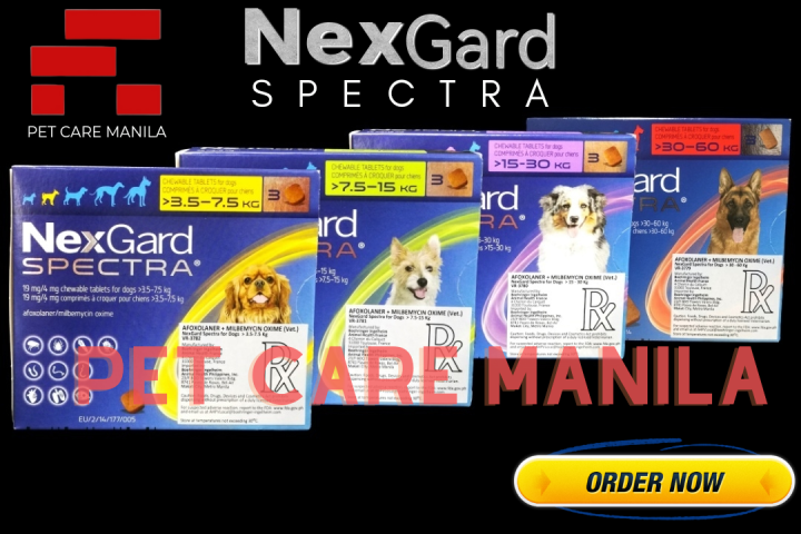 NEXGARD SPECTRA (sold per tablet or per box of 3 tablets w/ FREE ...