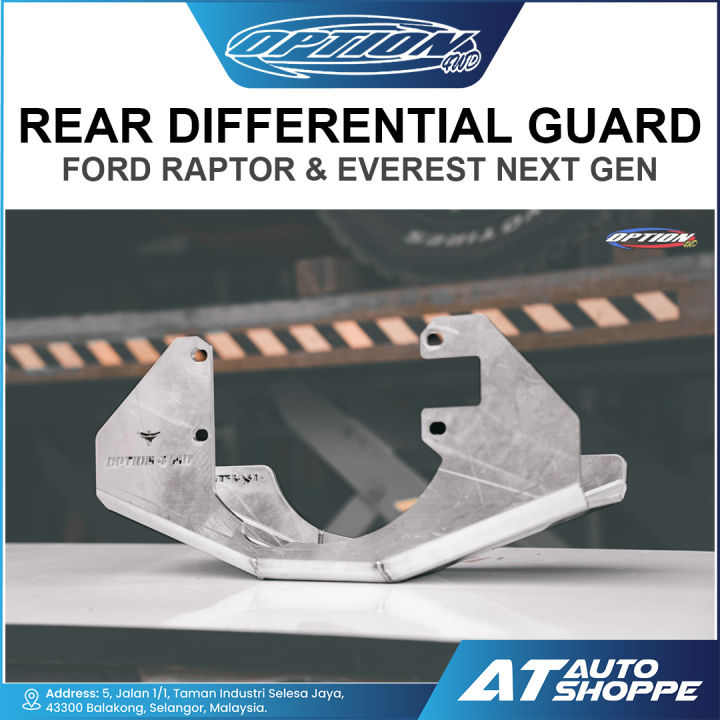Option 4WD Rear Differential Guard For Ford Raptor & Everest Next Gen ...