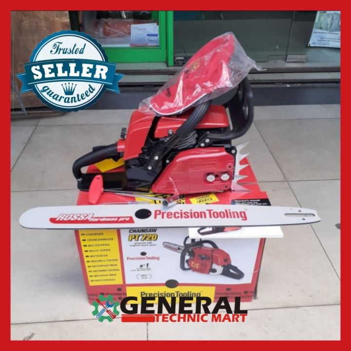 Chainsaw Precision Tooling PT720 25" 2 tak potong pohon kayu ITALY EU | Lazada Indonesia
