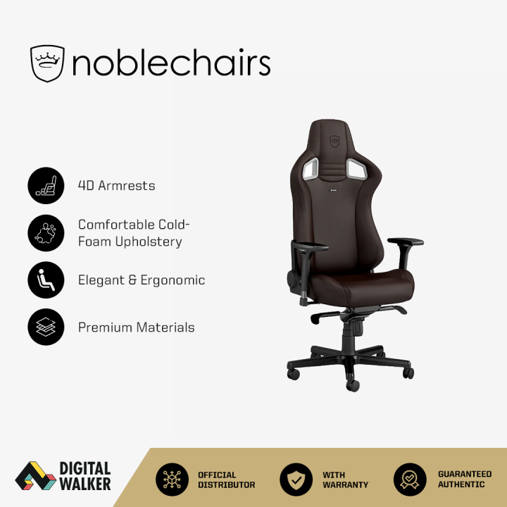[Digital Walker] Noblechairs Epic Series Premium PU-Leather Gaming Chair - Java Edition | Lazada PH