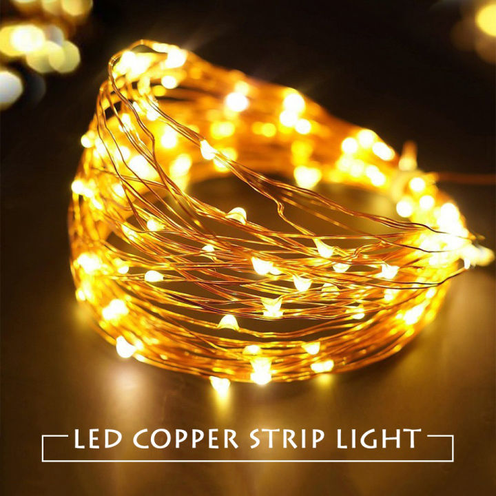 2/3/5/10M Colorful Battery Powered Firefly Bunch Lights Copper Wire ...