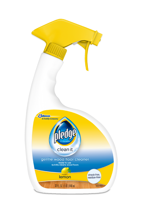 Pledge Gentle Wood Floor Cleaner Spray, Lemon 32oz | Lazada PH