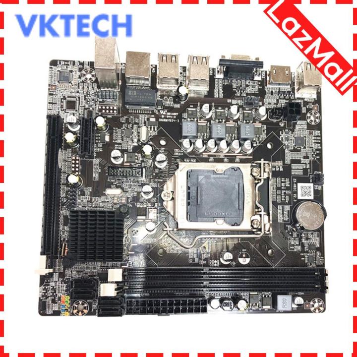 [Vktech] H61 LGA 1155 Pin 2 DDR3 Mainboard Desktop Motherboard Support i3 i5 CPU DNF | Lazada PH