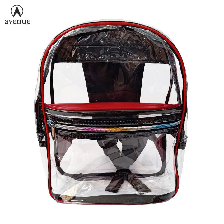 Avenue Transparent PVC Clear Kids Ladies Backpack #3318 Thick Plastic ...