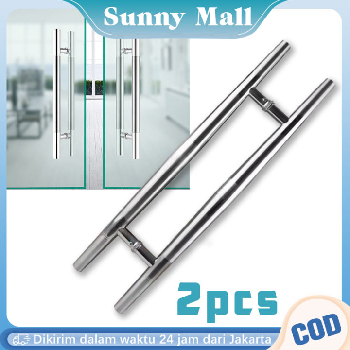 2pcs Door Pull Handle Gagang Pintu Stainless Handle Pintu Kaca 60cm ...