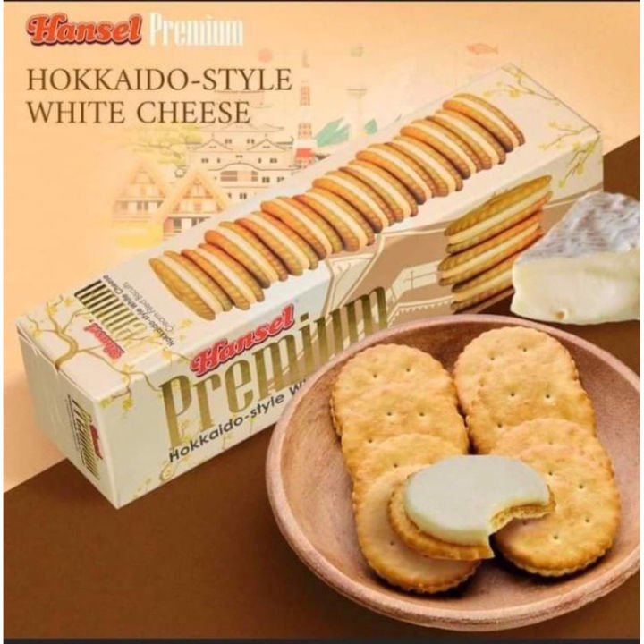 Hansel Premium Hokkaido-Style White Cheese Cream Filled Biscuit ...