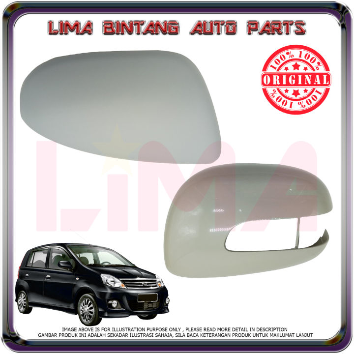 Perodua Viva Side Mirror Cover Cap Left / Right Side *Original* | Lazada