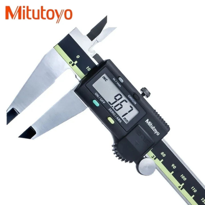 Mitutoyo Digital Caliper Vernier Calibre Absolute 500-193-20 12in 0-300mm Precision 0.01mm LCD ...