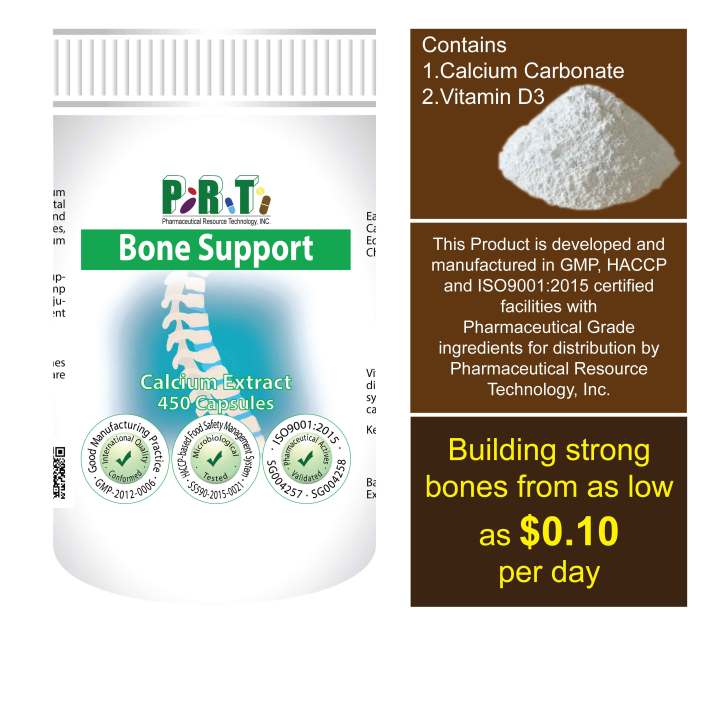 PRT Bone Support (min 24mths shelf life) help build, maintain strong ...
