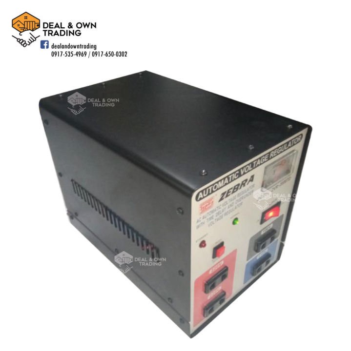 Zebra ZVR-2000TD 2000W AVR w/ Timedelay, AC input 170-270W/85-135V, AC ...