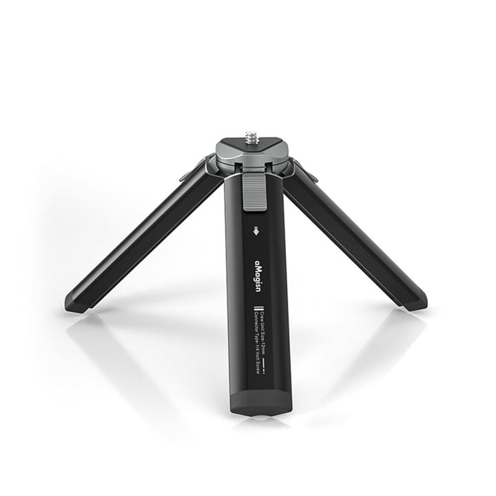 aMagisn AM11 Desktop Tripod Mini Travel Tripod Stand Metal Phone Tripod ...