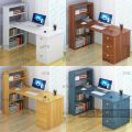 STS Office Computer Desk, Desk Large PC Gaming Desk Study Table with 3 ...