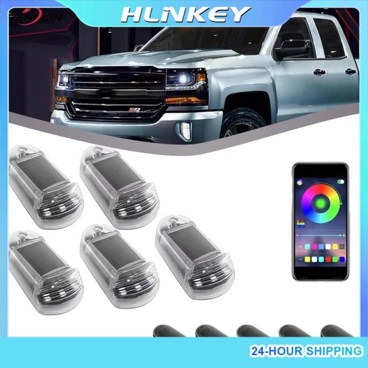 HLINKEY 1pcs 7 Colors Solar Powered Cab Lights Cab Lights Punch-Free ...
