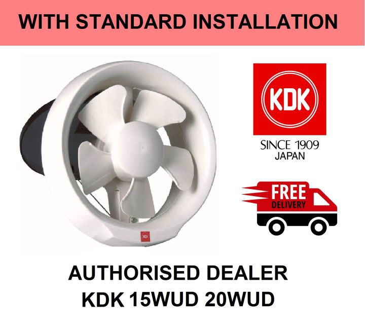 Installation KDK 15WUD 20WUD Exhaust Fan Ventilation Fan Installation ...