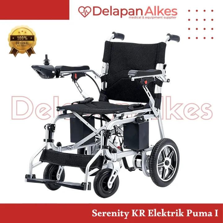 Serenity Kursi Roda Elektrik Lipat Portable Puma I Otomatis Baterai ...