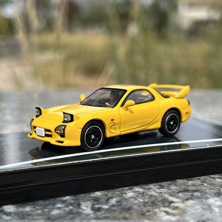 Diecast 164 Scale Mazda RX7 FD3S Sports Car Simulation Metal Alloy Car ...