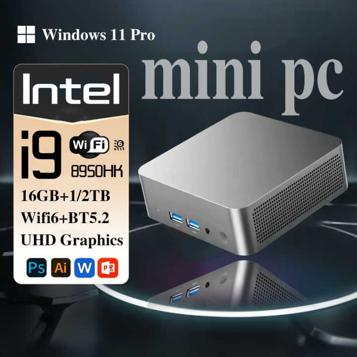Mini PC Windows 11 Intel Core i9 8950HK 16GB DDR4 1TB SSD PC Gamer ...