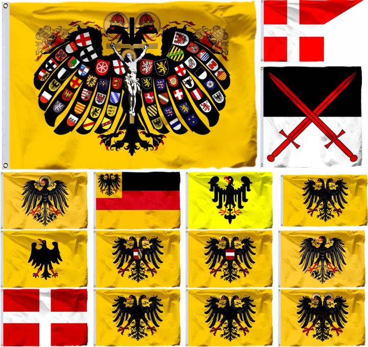 Germany German Nation Holy Roman Empire Flag 3X5FT German Confederation ...