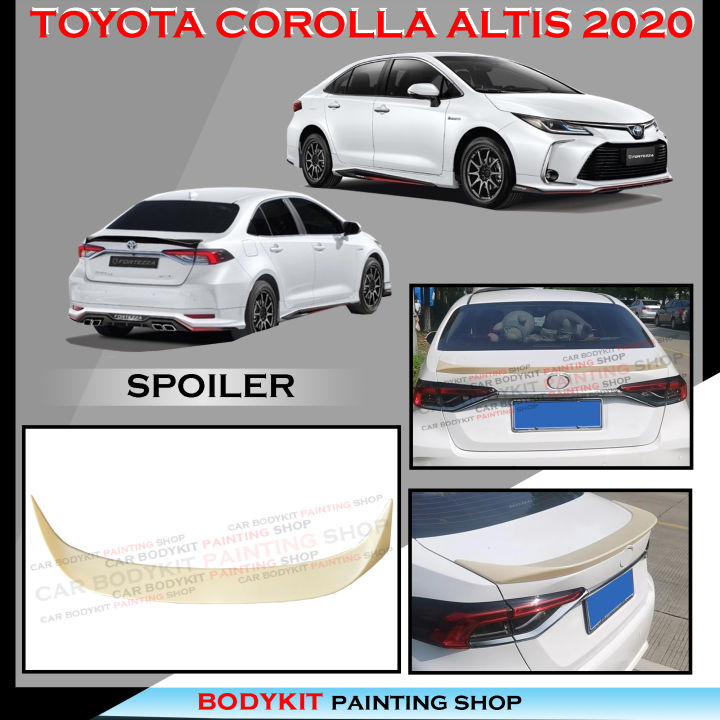 TOYOTA COROLLA ALTIS 2020 ORIGINAL FACTORY STYLE REAR TRUNK SPOILER LIP ...