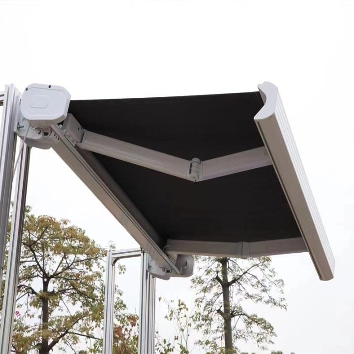 Electric awning roof door telescopic awning balcony home villa ...